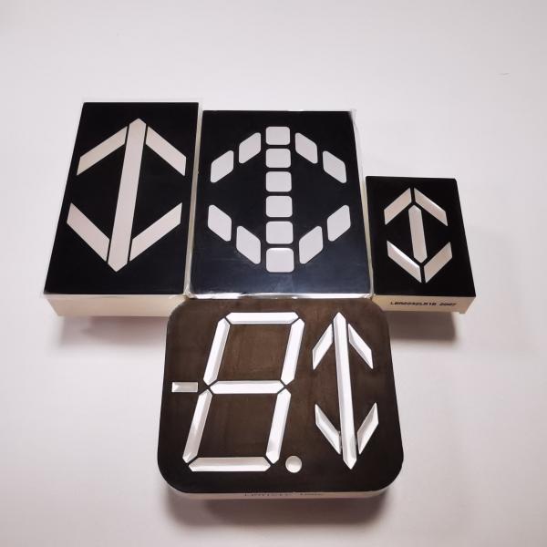 Custom Arrow 3 Digit Seven Segment LED Display For Elevator Position ...